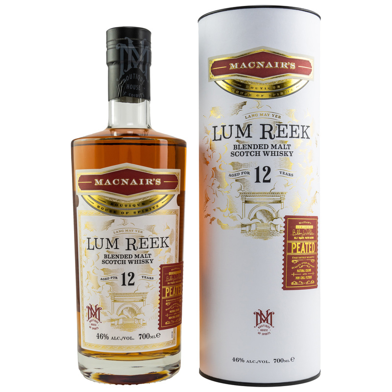 Macnair's Lum Reek 12 Year Old 70cl 46% - Whiskyco